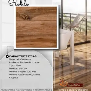 MADERA ROBLE - Tienda de Materiales Todo Rústico | Infoguia Venezuela