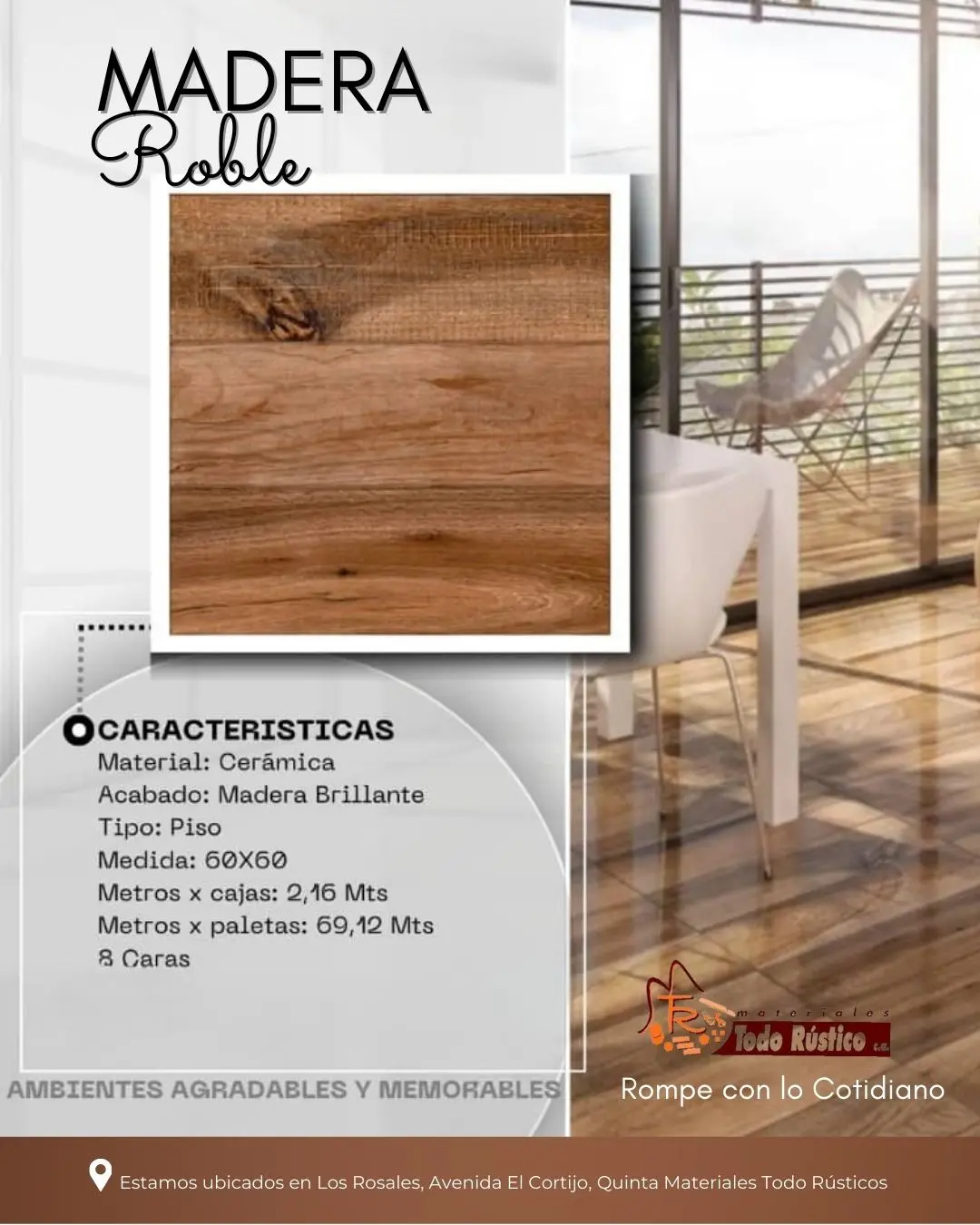 MADERA ROBLE - Tienda de Materiales Todo Rústico | Infoguia Venezuela