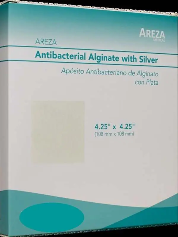 Areza Alginato con plata 10 cm x 10cm - Tienda de Selección Médica ...